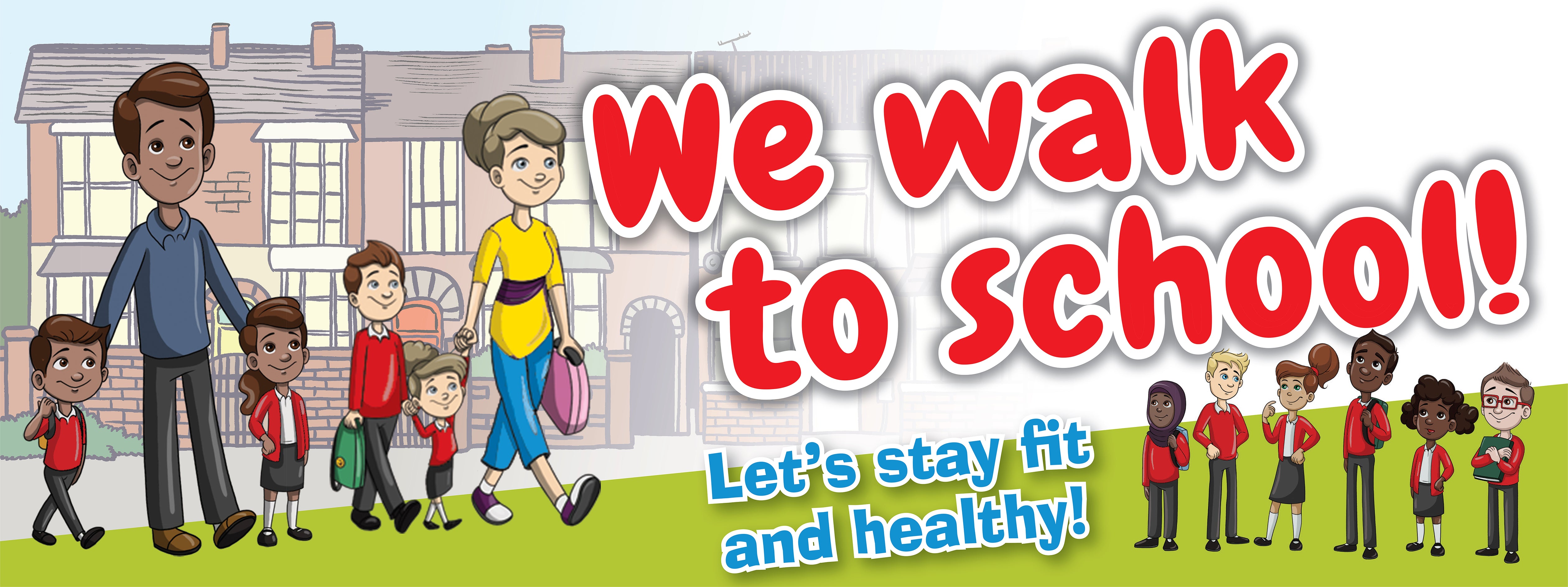 Walk To School Banners — Room9media